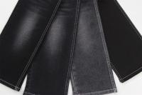 China Wholesale  10.5 oz  warp slub  high stretch  black backside woven  denim fabric  for jeans for sale