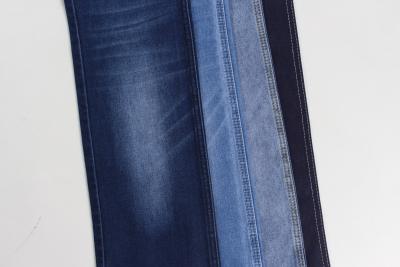 China Wholesale 10 Oz  Dark Blue Stretch Woven Denim Fabric For  Jeans for sale