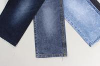 China Wholesale 100% Cotton 7.3  Oz Dark Blue   Rigid Denim Fabrics For Jeans for sale
