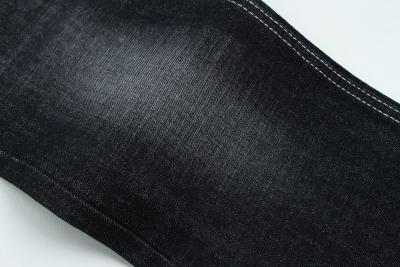 China 100% Cotton Crosshatch Slub Denim Fabric Rigid For Fashion Style 13oz Black Color Hot Sell To India Market for sale