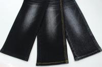 China Black Black Cotton Polyester Rayon Spandex Denim Fabric For Jeans for sale