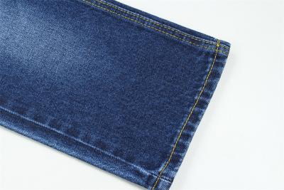 China 11.5oz Denim Fabric Rigid 100%C  For Brand Style Jeans Boy Friend Style Soft Handfeel Super Dark Blue Color for sale