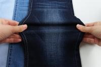 China High Elasticity Denim Fabric Suitable For Women 11.4 Oz Middle Weight TR Denim Material With Slub Character for sale