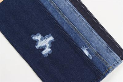 China 190cm Indigo Blue Cotton Polyester Rigid Denim Fabric For Jeans for sale