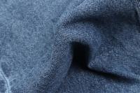 China 5 Onces 100% Cotton Indigo Blue Rigid Denim Jeans Fabric For Shirts for sale