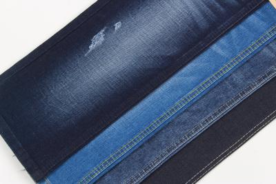 China Supreme Cotton Polyester Spandex Slub Stretch Denim Fabric For Jeans to South America for sale