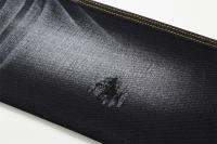 China 10.5oz Black Denim Fabric Rigid 100%Cotton Black And Black Backside For Style Jeans Boy Friend Style Soft Handfeel Women for sale