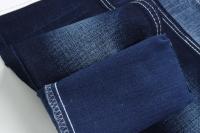 China 11 Oz Crosshatch Slub Denim Fabric 3/1 Weaving Dark Blue for sale