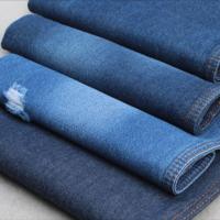China Dark Blue 8.5oz Cotton Denim Fabric for sale