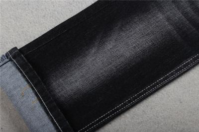China 10.5 Oz Elastic Denim Fabric 70.5% Cotton 26.5 Poly 1.5 Rayon 1.5 Spandex for sale