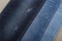 China 10.8 Oz High Stretch Denim Fabric Crosshatch Cotton Spandex Jeans Fabrics for sale
