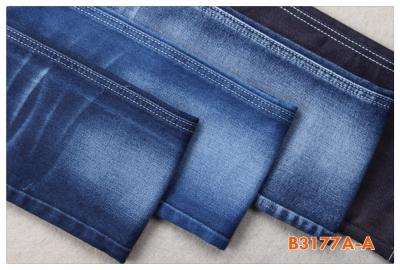 China Tr 9.5 Oz Fake Knitted Lycra Cotton Polyester Denim Fabric 73 Ctn 23 Poly 1 Spx for sale