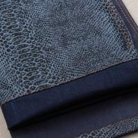 China 11oz 3 1 rht Snake Skin Print Elastic Stretchy Jeans Material for sale