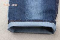 China 12.1OZ 100 Cotton Denim Fabric No Stretch With Crosshatch Slub Siro Yarn for sale
