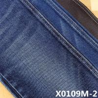 China 63 Cotton 33 Polyester 12oz Sanforizing Repreve Stretchy Jeans Material for sale