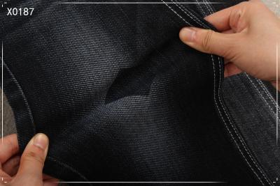 China Heavyweight 147  150 cm 12oz 3 1 Left Hand Weaving Broken Denim Twill Fabric for sale
