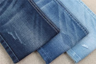 China 9.3 Oz Cotton Poly Spandex Stretch Denim Fabric For Trousers for sale