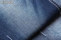 China 65C 33P 2S TR Cotton Polyester Spandex Denim Fabric Siro Spun OA Yarn With Slub for sale
