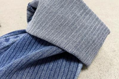 China 10.7 Ounce Twill Herringbone Denim Fabric with OA yarn for sale