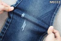 China 11.3OZ Recycling Cotton Polyester Spandex Denim Fabric For Jeans Sanforizing for sale