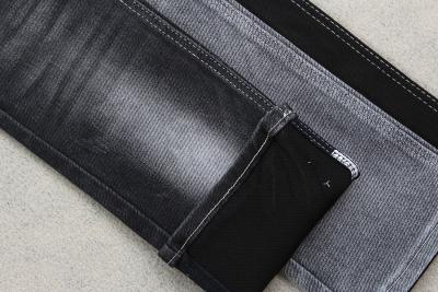 China 11Oz Denim Fabric With Good Stretch Black Backside For Man Jeans for sale