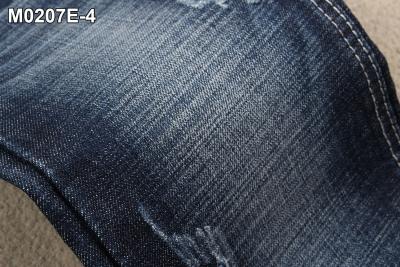China Sanforizing 12.7Oz Denim Fabric With Crosshatch Dark Blue for sale