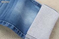 China Stretch Cotton Fake Knit Denim Jeans Fabric With Double Layers 10.9 Ounce for sale