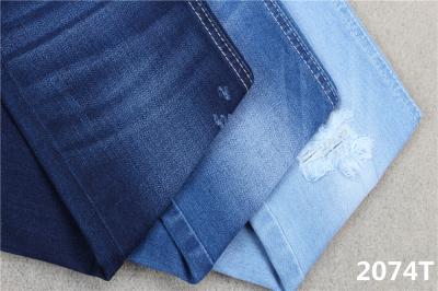 China 10oz Super Stretch Denim Fabric Dual Core Cotton Spandex For Woman Jeans for sale