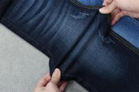 China Indigo Blue Crosshatch Denim Fabric Slub Full Stretch 10.3 Once  Jeans Materials for sale