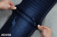China Vortex Spinning Yarn Stretch Cotton Denim Fabric 3/1 Weave Sanforizing for sale
