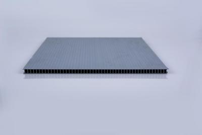 China Grey Corrugated PP Sheets 2-18mm Thickness UV Resistant Waterproof Floor Protection Boards ≤1500mm Width for sale