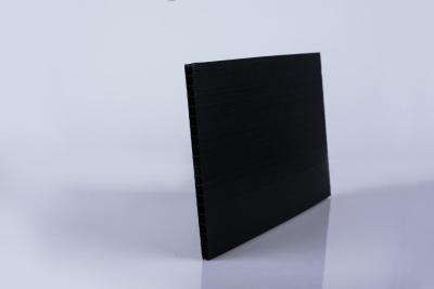 China Black Corrugated Plastic Sheet 3mm-10mm Thickness | Waterproof PP Hollow Board for Floor Protection for sale