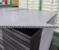 China Chemical Resistant Honeycomb Corrugated Sheets 1220x2440mm Grey Blue Plastic Panels for sale