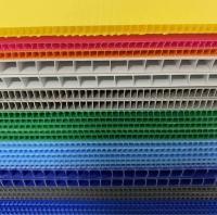 China Matt Corrugated Plastic Sheet Lightweight Hollow Corrugated Sheet 2mm for sale