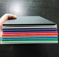 China Matt Corrugated Plastic Sheet Lightweight Hollow Corrugated Sheet 2mm for sale