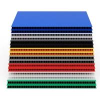 China Custom Corrugated Plastic Sheets 2-18mm Thickness 1500mm Width Waterproof PP Material Multiple Colors for sale