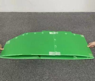 China Green Polypropylene Hollow Sheet 2-20mm Thickness UV Resistant PP Plastic Panel for Packaging and Signage for sale