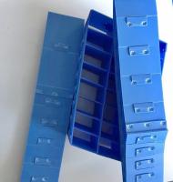 China Blue Plastic Dividers Box Hollow Board 2440mm Length 2-10mm Thickness Fire Resistant PP Material for sale