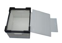 China Hollow Sheet Plastic Reusable Boxes 555x415x115mm with 50kg Load Capacity - UV-Resistant Corrugated Crates for sale