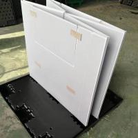 China 100L Plastic Coaming Box with 300kg Loading Capacity - PP Folding Container for Industrial Storage for sale