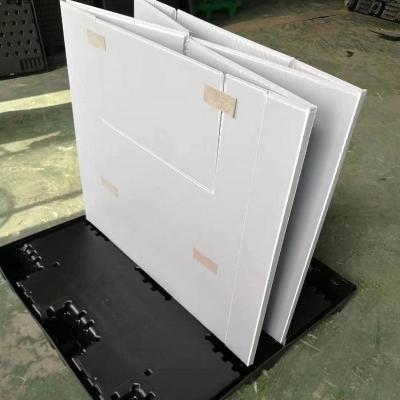 China 100L Plastic Coaming Box with 300kg Loading Capacity - PP Folding Container for Industrial Storage for sale