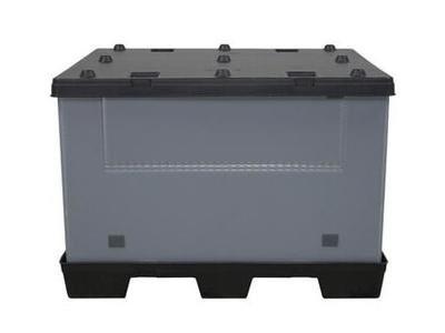 China PP Plastic Pallet Bin 300kg Capacity Collapsible Design Corrosion Resistant for Industrial Use for sale