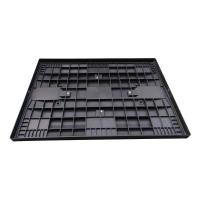 China Light Duty Plastic Pallet Box 300kg Capacity Impact Resistant Waterproof Bulk Container for Agriculture for sale