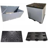China Small Reusable Pallet Boxes 2mm-11mm Collapsible Plastic Moving Bins 1100x1150x800mm for sale