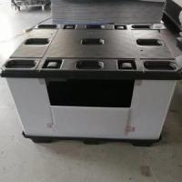 China 300kg Capacity Collapsible Plastic Pallet Box with PP Corrugated Sides and HDPE Base for Logistics Storage for sale