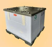 China Plastic Pallet Box 565x455x290mm PP Honeycomb Sheet Reusable Nestable Container 1000kg for sale