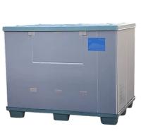 China Square Collapsible Pallet Container 1200×1000×810 mm with 4000KG Static Load and 300KG Capacity for sale