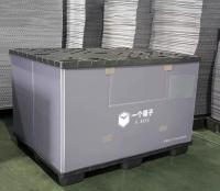 China Impact Resistant Plastic Pallet Box 1200x1000x810mm with 300kg Capacity for Industrial Packaging for sale