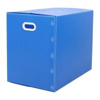 China Custom Corrugated Plastic Storage Boxes with Carry Handle - 2mm to 20mm Thickness, Up to 1500mm Length for sale