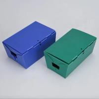 China Printable Corrugated Plastic Tote Boxes 2-20mm Thickness Up to 1500mm Width Waterproof Stackable Storage for sale